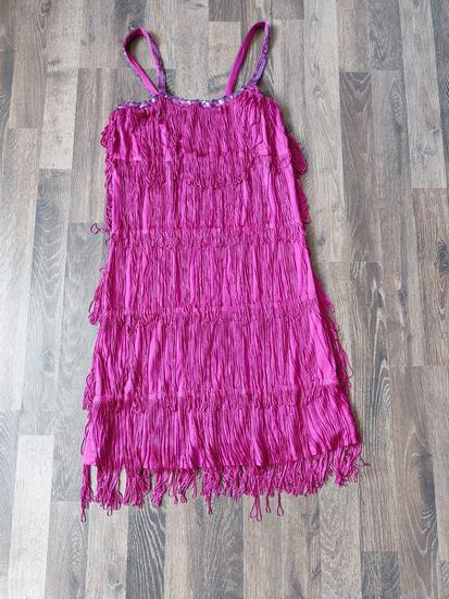 Pink haljina sa resama
