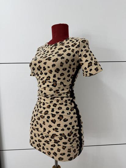 Leopard print haljinica