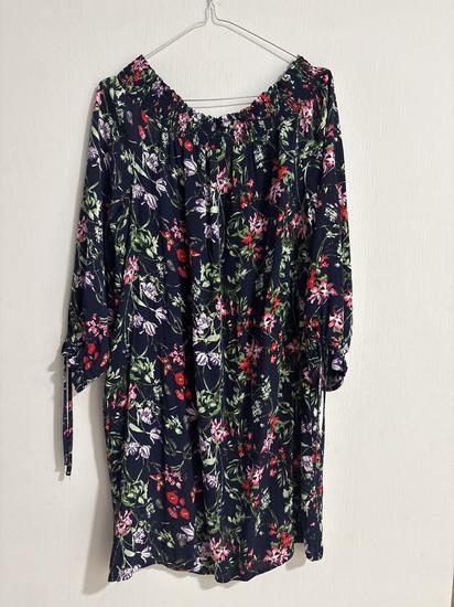 Mini floral print haljina