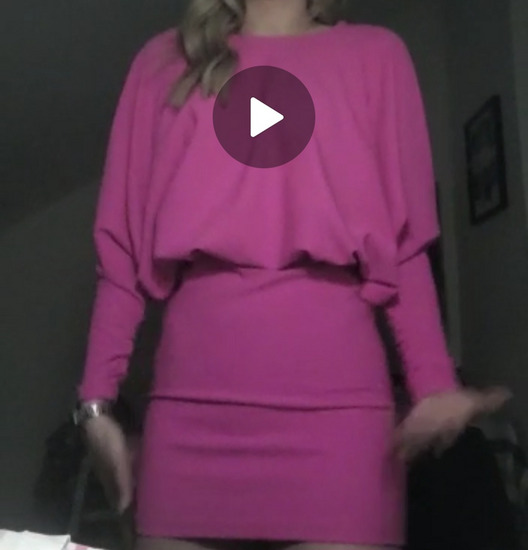 ZARA roze haljina