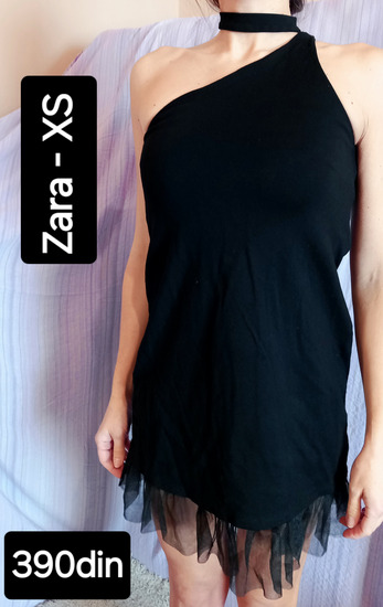 Zara haljina svečana crna XS/34