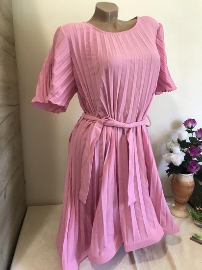 Nova roze plisirana haljina S/M