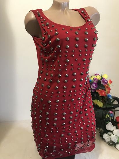 Nova CC fashion crvena haljina sa nitnama S/M