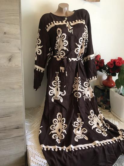 Nova Tina Moda tamno braon sarena M/L