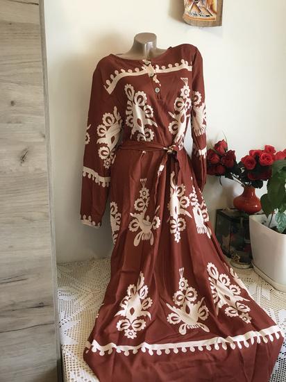 Nova Tina Moda svetlo braon sarena M/L
