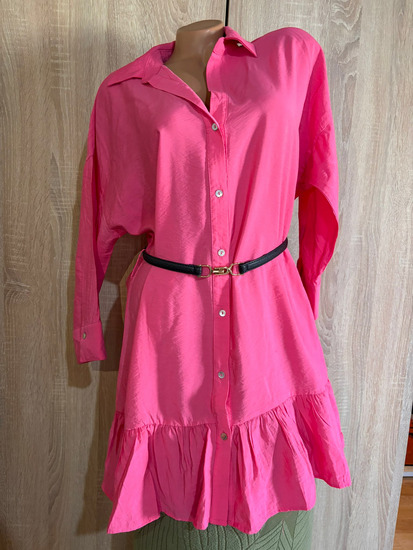 Zara prelepa pink haljina