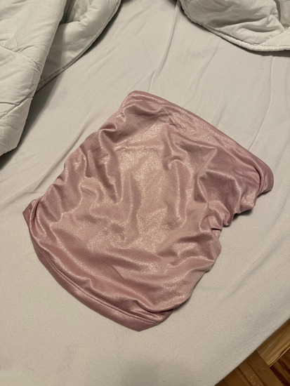 Metalik pink top     M/L