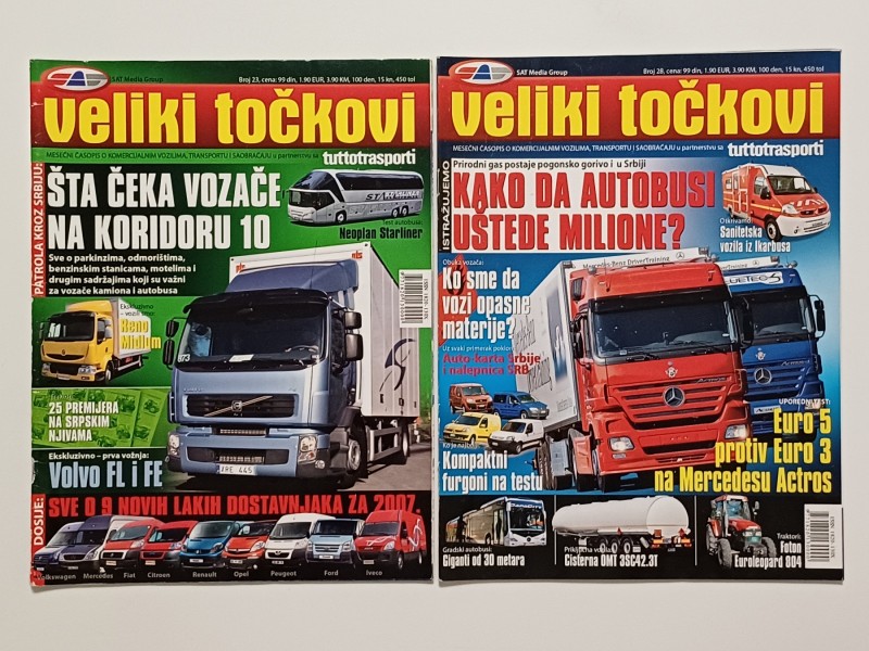 Veliki točkovi brojevi 23 & 28 iz 2006. god.