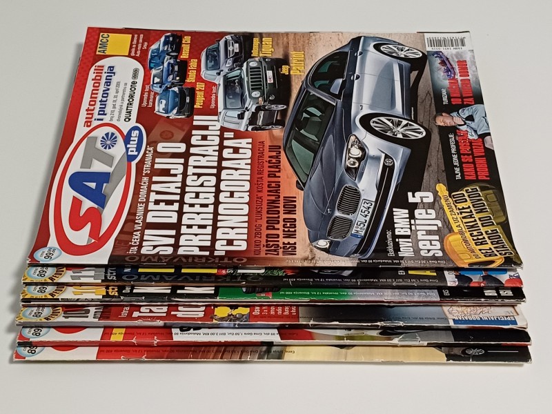 SAT plus - Lot od 7 časopisa