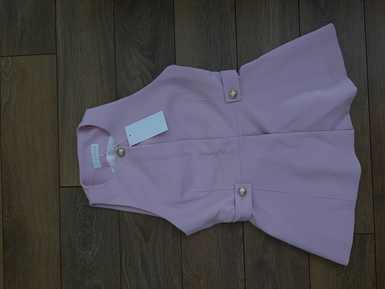 Zara roze prsluk NOVO
