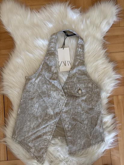 Zara laneni prsluk NOVO - AKCIJA 24 h - 399 din
