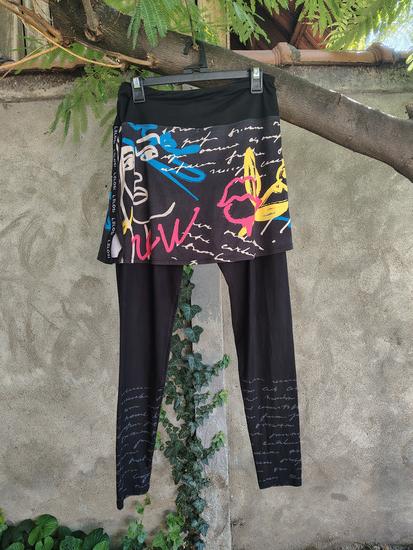 Lelosi helanke sa suknjom skort leggings – XL