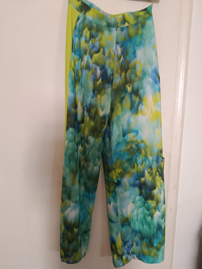 Duboke pantalone cista svila