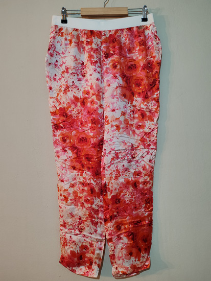 TWINSET LEŽERNE SVILENKASTE PANTALONE 100%VISKOZA