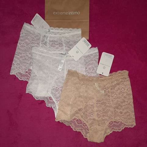 Extreme intimo 3kom cipka bokserice NOVO!%