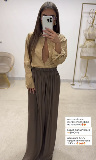 Komplet pantalone i kosulja