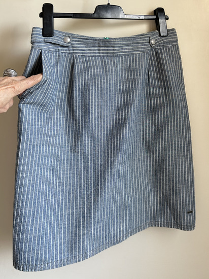 Tommy HILFIGER prugasta pamučna suknja, sniž. 1000