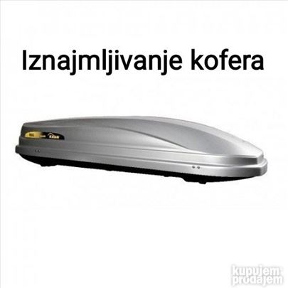 Krovni kofer 320 litara i nosaci
