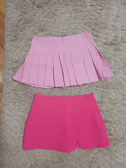 Sortsevi i suknje Zara, Bershka