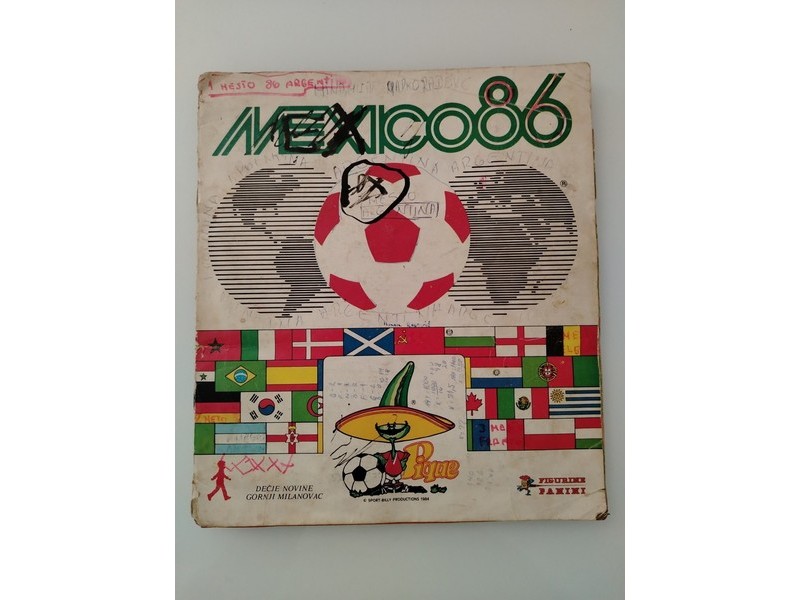 PUN ALBUM MEXICO 86, PANINI