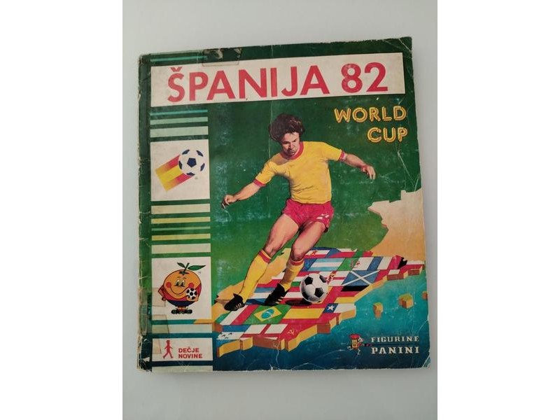 PUN ALBUM SPANIJA 82, PANINI