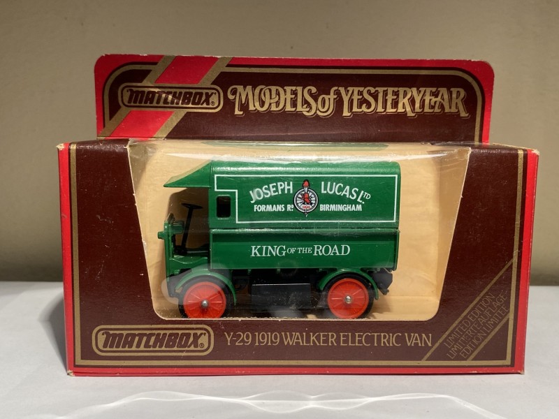 Matchbox Yesteryear Walker Electric Van