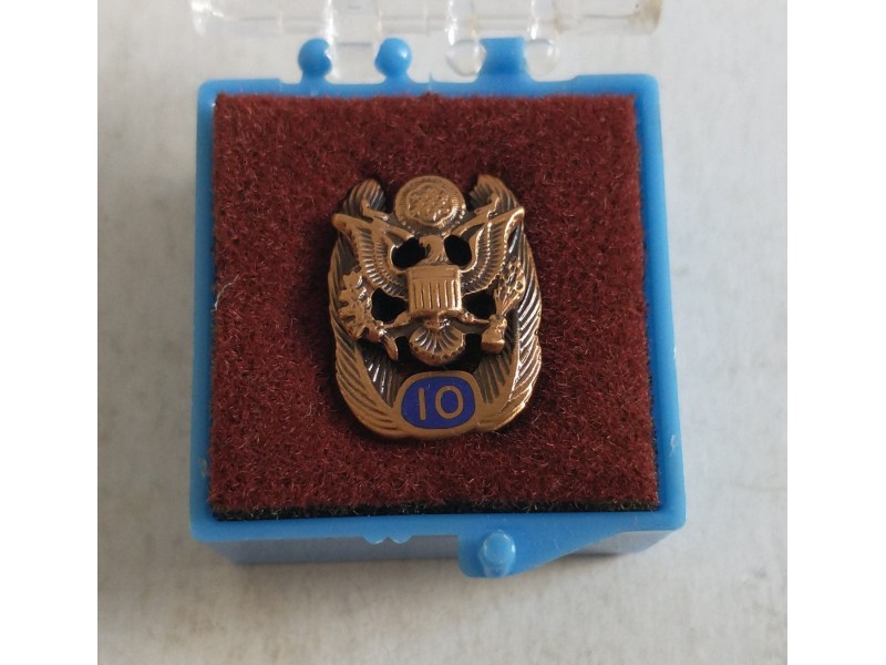 oznaka vojna ZA VERNU SLUŽBU 10 USA