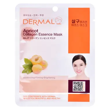 DERMAL
Sheet maska za lice - Collagen Essence kajsija