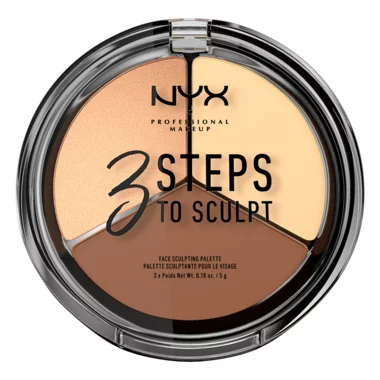 NYX Professional Makeup
Paleta za konturisanje lica - 3 Steps To Sculpt