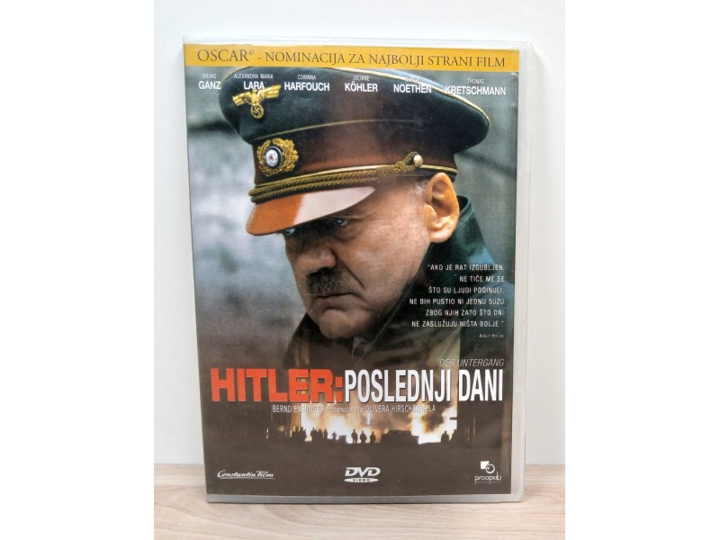 HITLER POSLEDNJI DANI DVD (Der Untergang) film