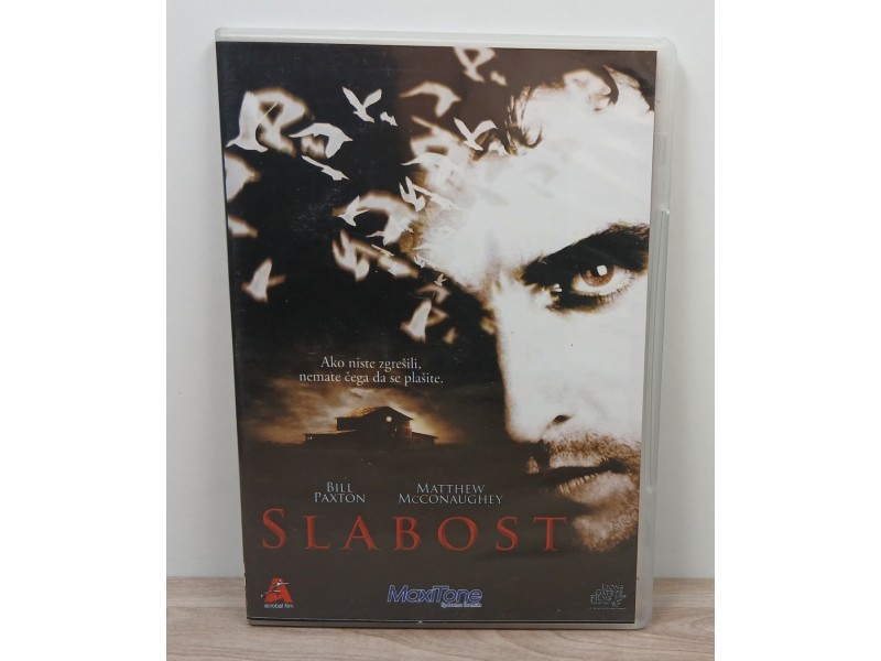 SLABOST DVD (Frailty) Matthew McConaughey triler