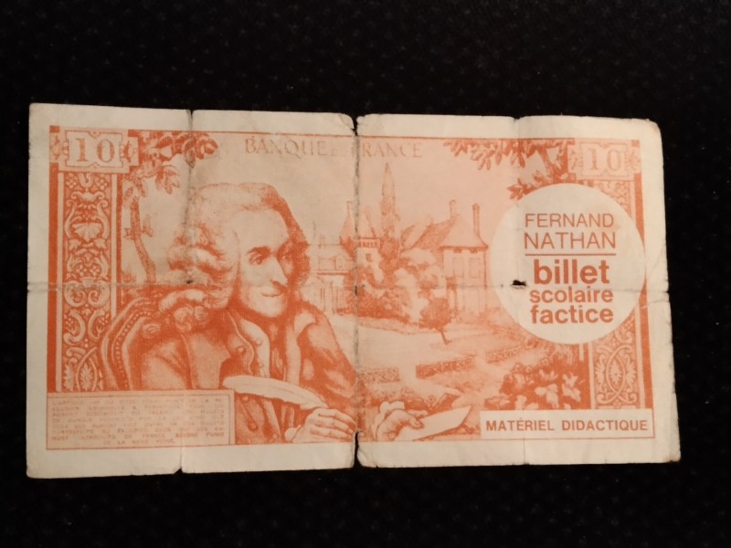 bon 10 franaka 1967 francuska