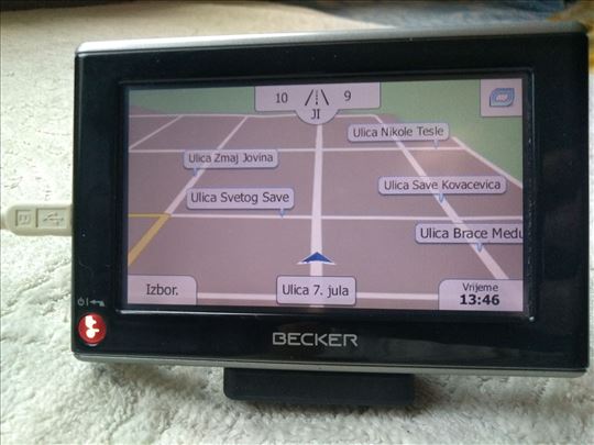 gps becker be-z101 - nove mape , auto- kamion