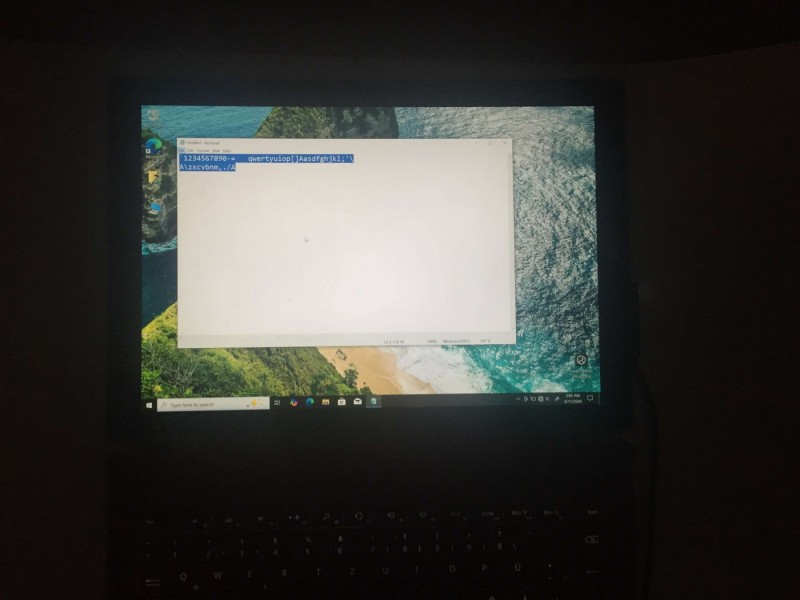 Surface 3 Pro - tastatura