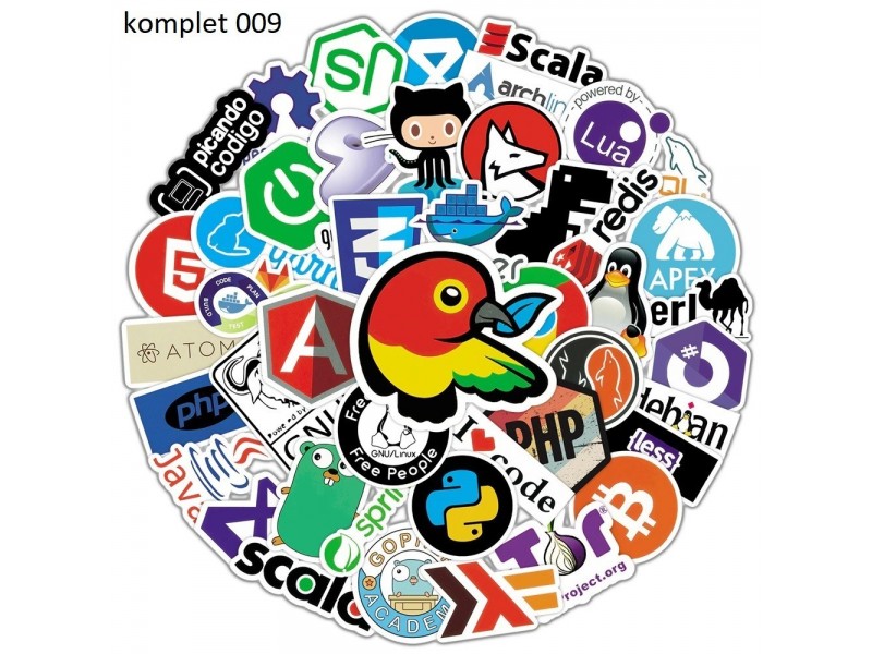 Stikeri Programerski - 50 komada