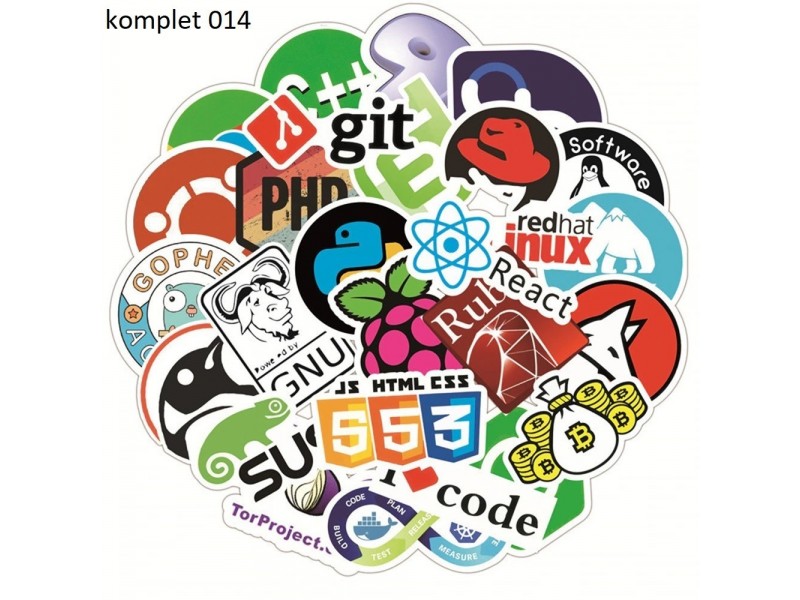 Programerski stikeri - 50 komada