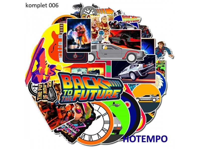Stikeri Povratak u buducnost - Back to the future - 50