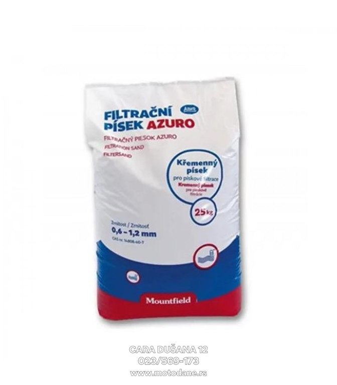 Pesak za peščanu pumpu 25kg 0.6-1.2mm