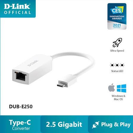D-Link Adapter USB-C 2.5G DUB-E250