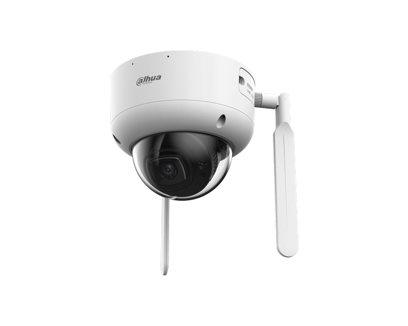 Dahua IPC-HDBW3441DR1P-AST-4G-NL668LA-0600B 4MP IR fixed focal Dome WizSense 4G Network Camera