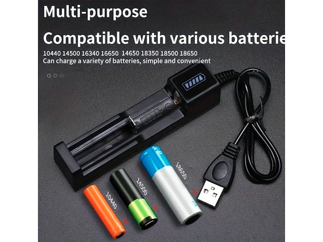 UNIVERZALNI USB punjač za Li-Ion baterije