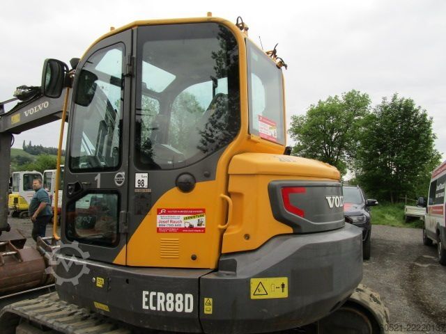 Mini bager
Volvo ECR88D - Powertilt + hydr. Schnellwechsler + 3 Löf
