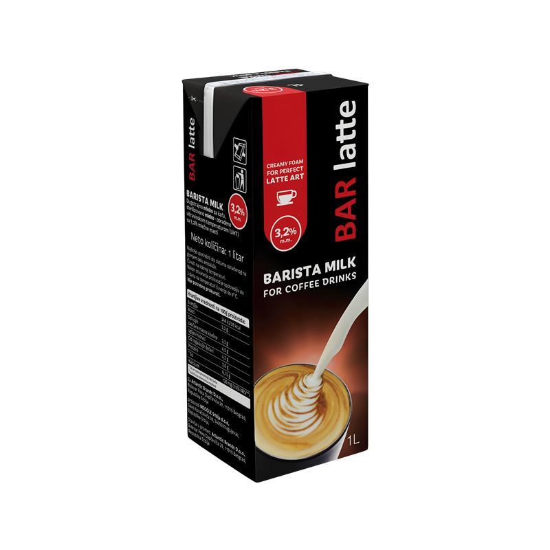 Mleko Bar Latte 3.2% MM bez cepa 1L