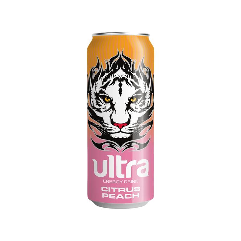 Energetsko Piće Ultra Citrus Peach 0,5L Limenka