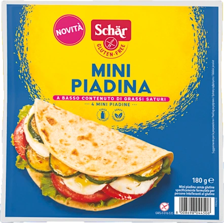 Schär
MINI PIADINA tortilja bez glutena, 180 g