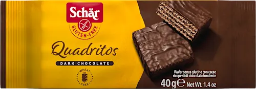 Schär
Quadritos kockice napolitanje sa tamnom čokoladom, bez glutena, 40 g