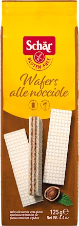 Schär
Wafers alle nocciole napolitanke sa lešnikom, bez glutena, 125 g