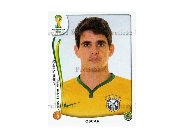 BRAZIL Brasil FIFA WC 2014 sličica broj 044 44, Panini