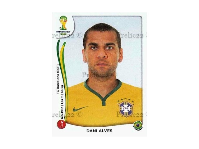 BRAZIL Brasil FIFA WC 2014 sličica broj 037 37, Panini