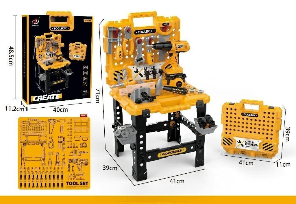 Dečiji set alat u koferu – radni sto „Little Engineer/Workbench” -